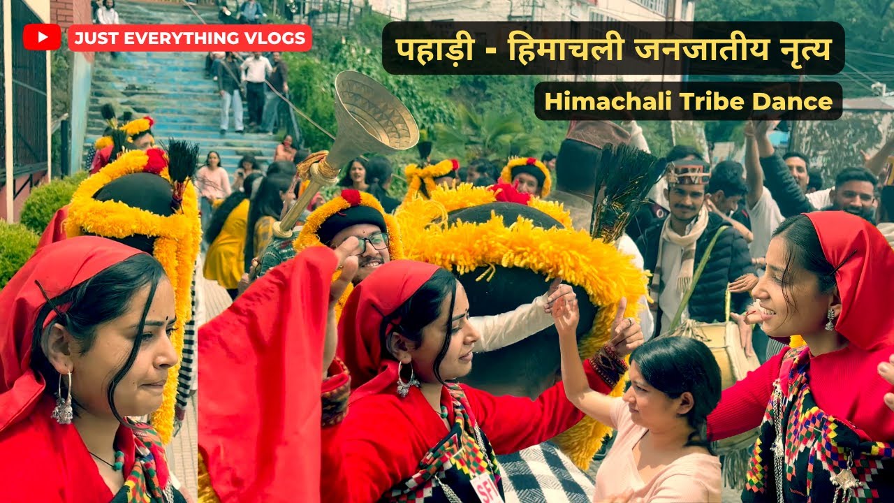 हिमाचल का पहाड़ी जनजातीय नृत्य | Tribal Dance of Pahadi in Himacha ...
