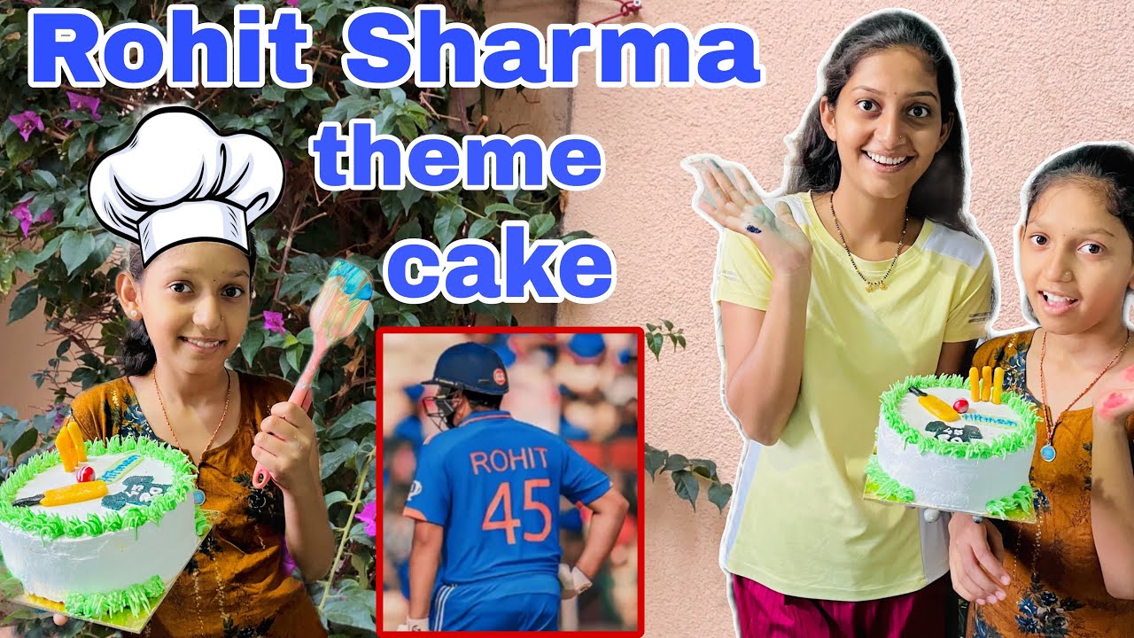 Rohit sharma cha cake banvla || after retirement in test 🥹💗 - YouTube