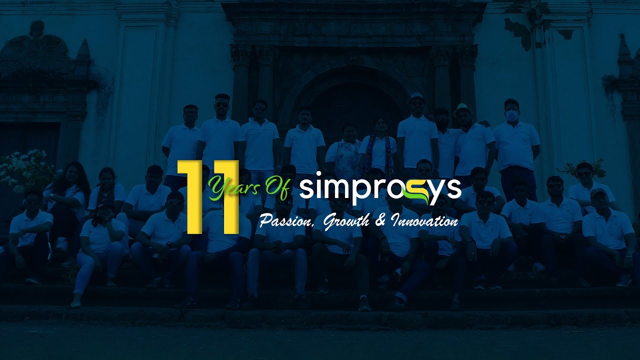 Simprosys Celebrating 11 years of Growth, Patience and Excellence ...