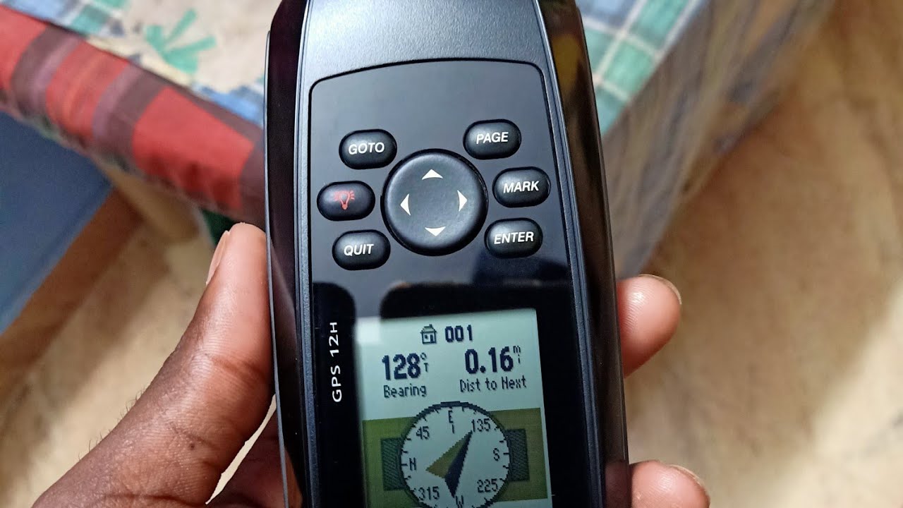 GARMIN GPS 12H easy way to waypoints list garmin gps 12h - YouTube