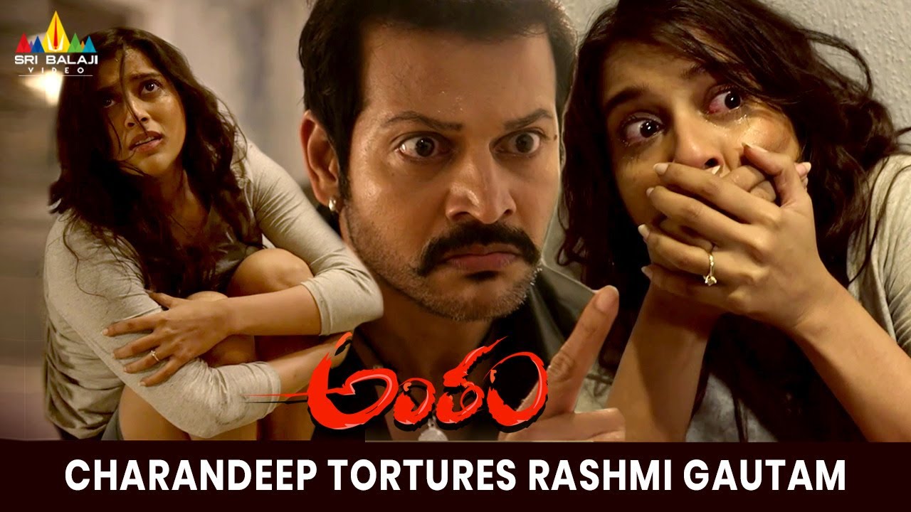 Charandeep Tortues Rashmi Gautam | Antham | Telugu Action Scenes @SriBalajiAction - YouTube