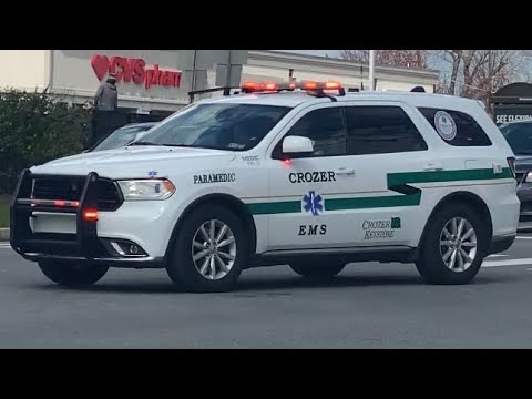 Crozer EMS Medic 100D Responding 4-8-22 - YouTube