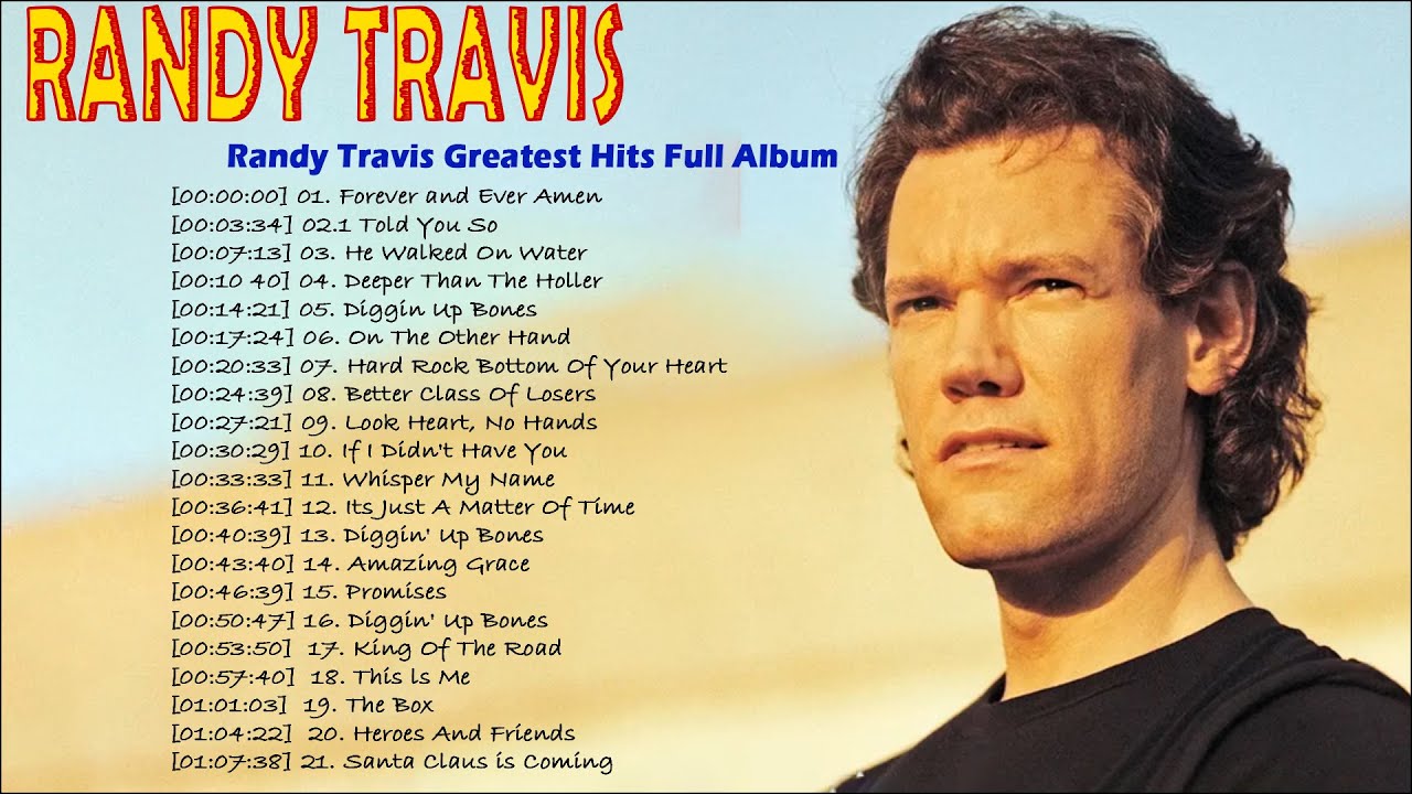 Best Of RANDY TRAVIS Full Album ♪ RANDY TRAVIS Soft Rock Love Songs ...
