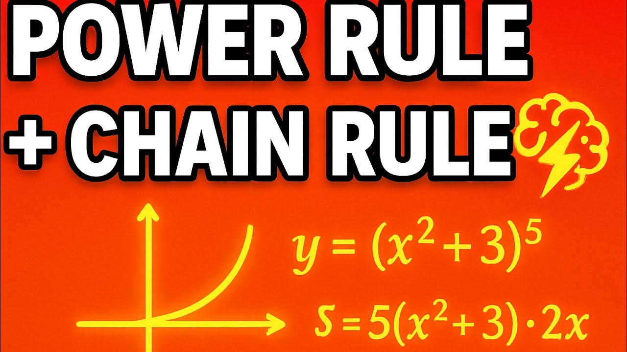 POWER RULE COMBINED WITH CHAIN RULE - YouTube
