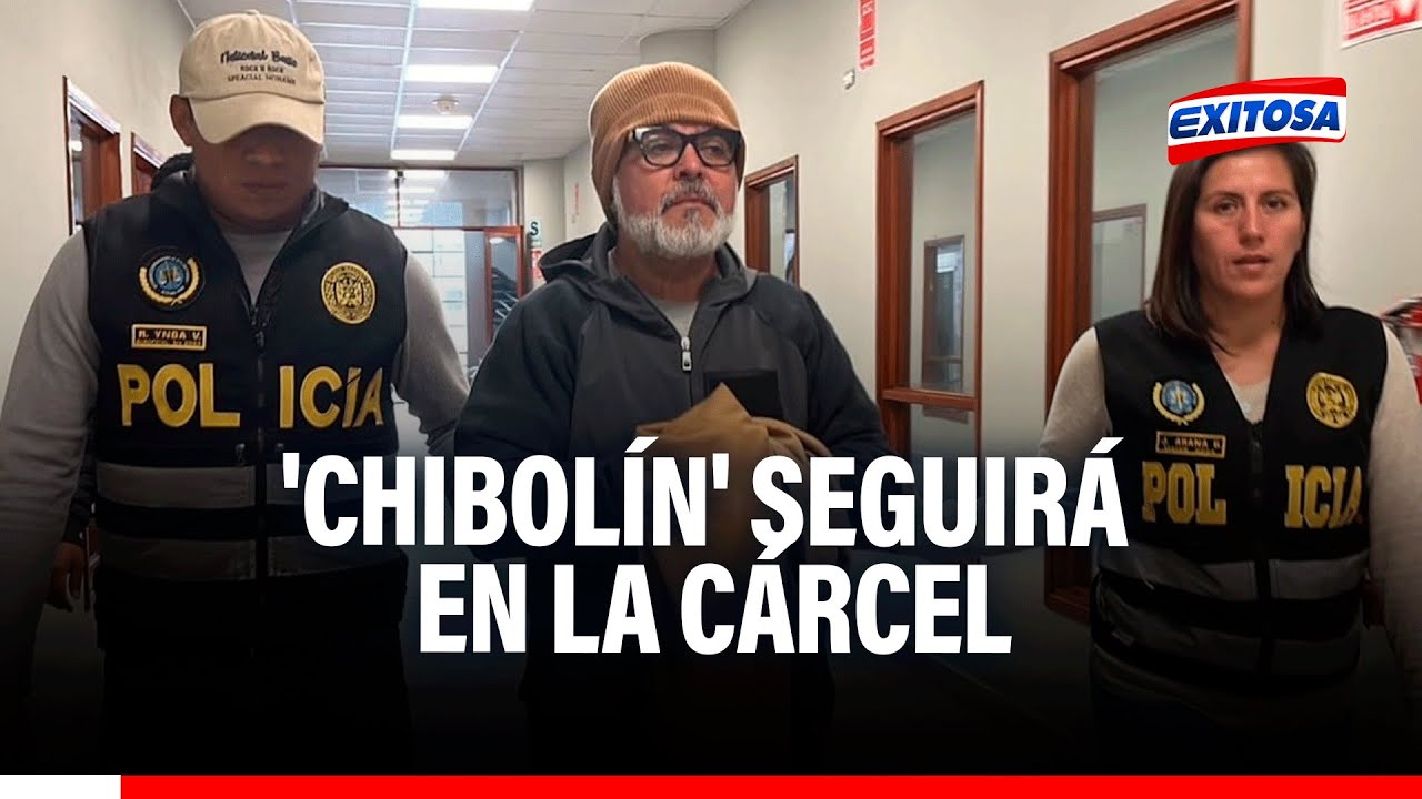🔴🔵'Chibolín' seguirá en la cárcel: Confirman 18 meses de prisión ...