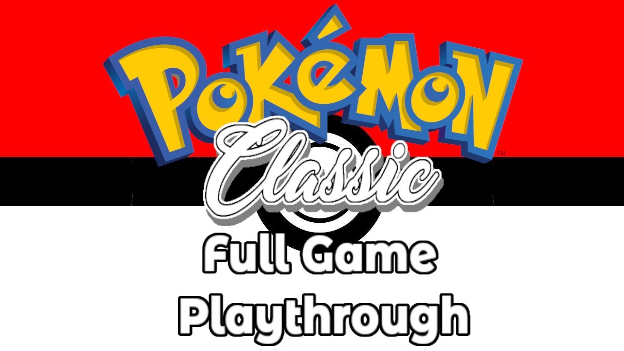 Pokemon Classic (Rom Hack) | Full Game Playthrough - YouTube