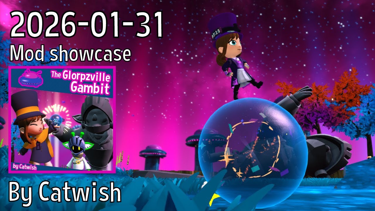 A Hat in Time Mod Showcase - The Glorpzville Gambit by Catwish - YouTube