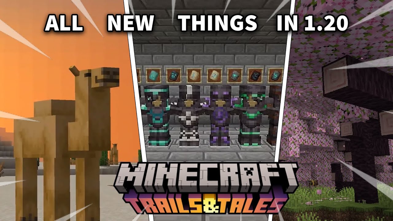 EVERYTHING NEW IN MINECRAFT 1.20 UPDATES | MINECRAFT 1.20 GAMEPLAY ...