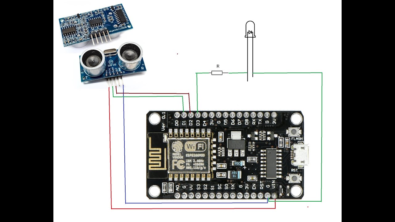 DISTANCE LED ON-OFF - YouTube