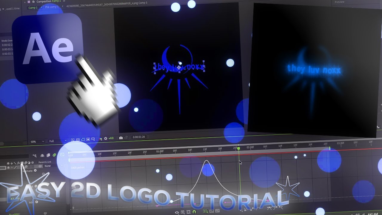 Easy 2d Logo Tutorial | After Effects - YouTube