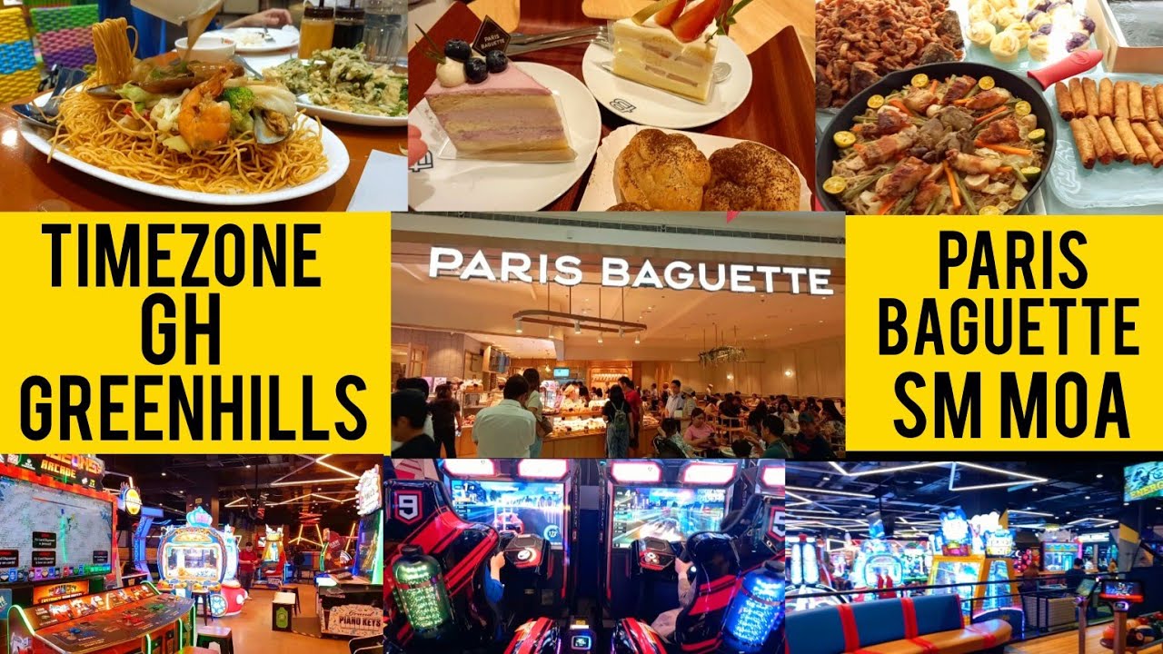 PARIS BAGUETTE | SM MOA | RICO'S LECHON | GH GREENHILLS | TIMEZONE ...