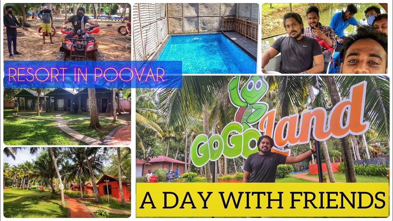 GoGo LAND RESORT | POOVAR | FRIENDS | TRAVEL VLOG | PART-1 | TRIVANDRUM ...