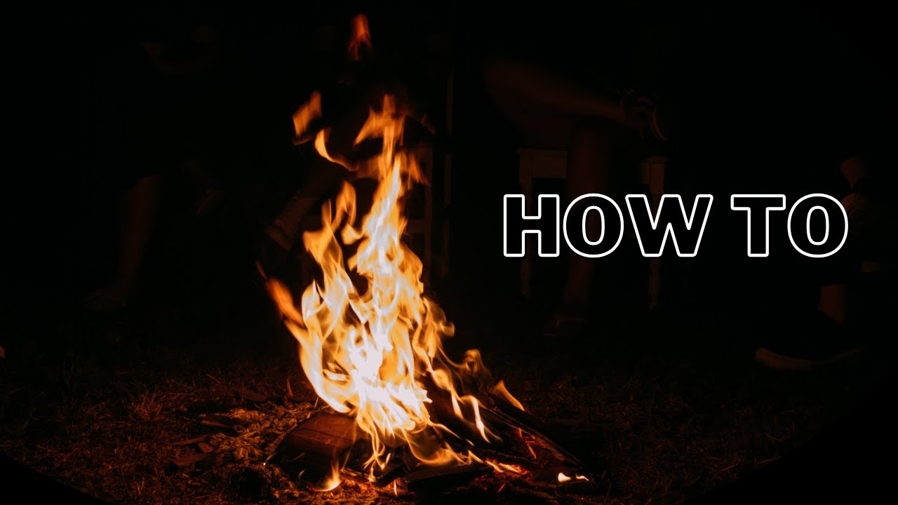 Quick Beginner Guide: Light a fire - YouTube