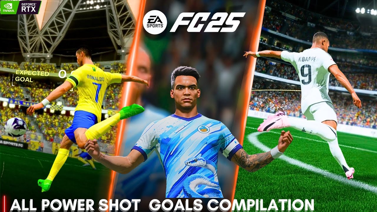 EA SPORTS FC 25 | Power Shot Compilation | ULTA GRAPHICS | #eafc25 # ...