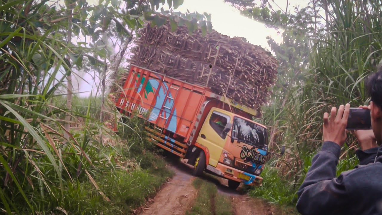 canter bar bar muatannya bikin mlonggo sodreker truk tebu - YouTube