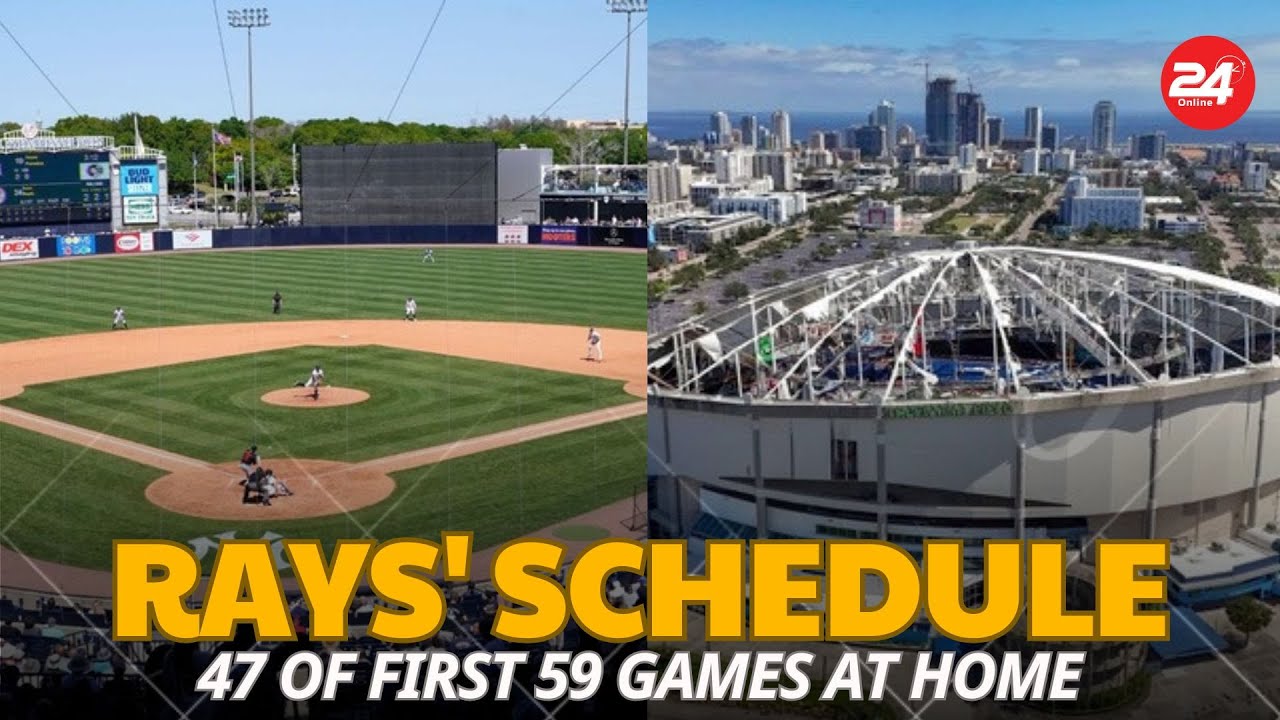 Rays' 2025 MLB Schedule Adjustments: 47 of First 59 Games at Home, 69 ...