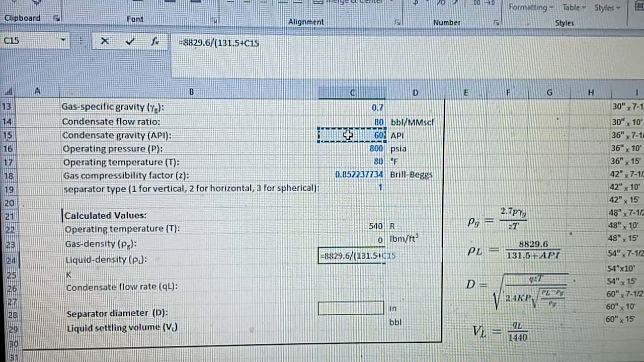 Separator size - YouTube