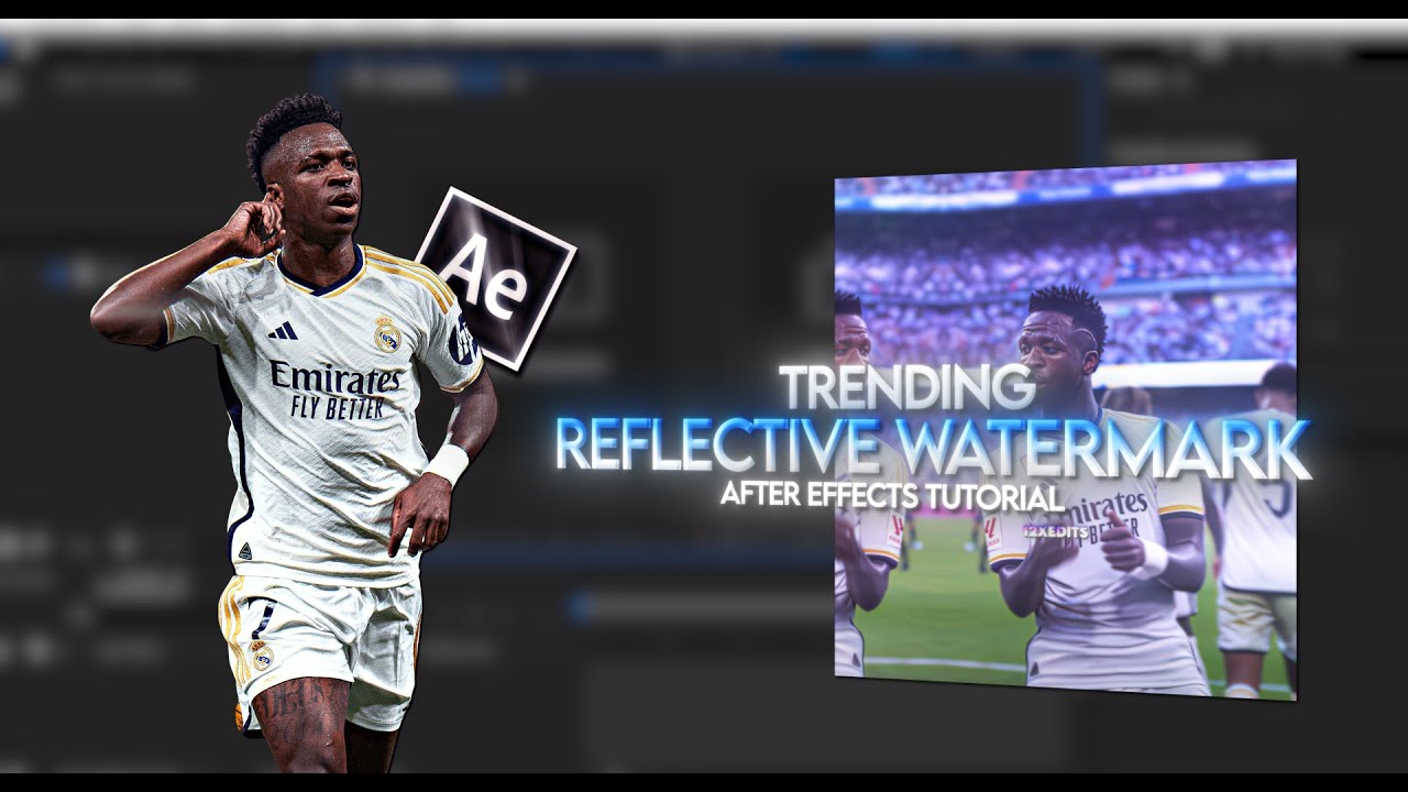 How to make a reflective watermark in After Effects︱After Effects ...