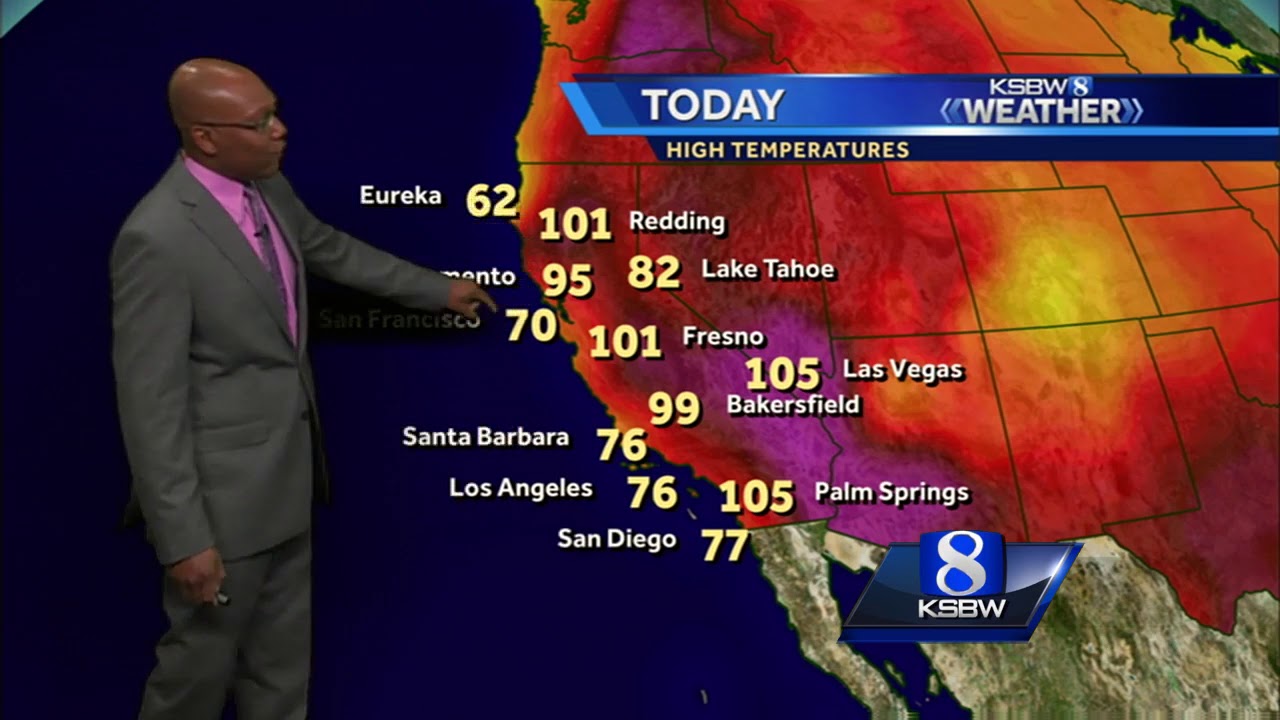 Your Friday Morning KSBW Weather Forecast 8.11.17 - YouTube