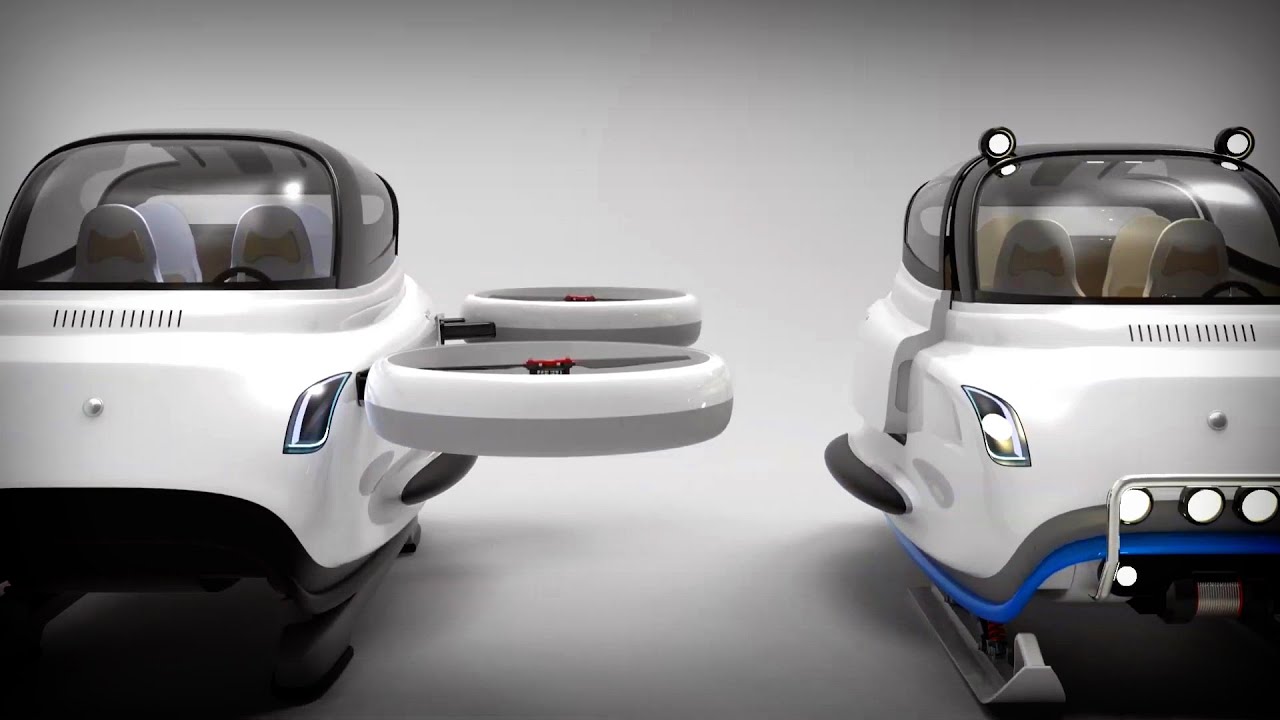 Amazing Linux Modular Concept Electric Vehicle Transforms for Sky, Land ...