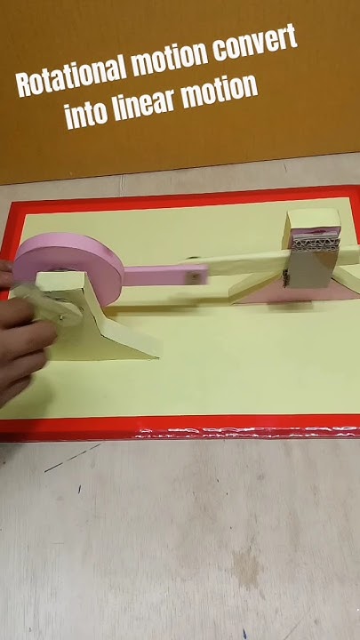 Rotational motion convert into linear motion #diyprojects #diy #battery ...