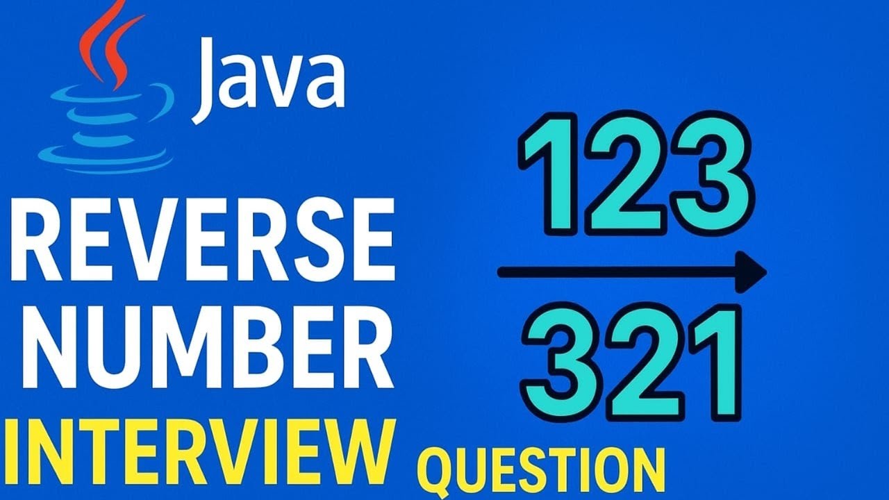 Reverse Number in Java Logical interview question #coding #interview #programming #java - YouTube