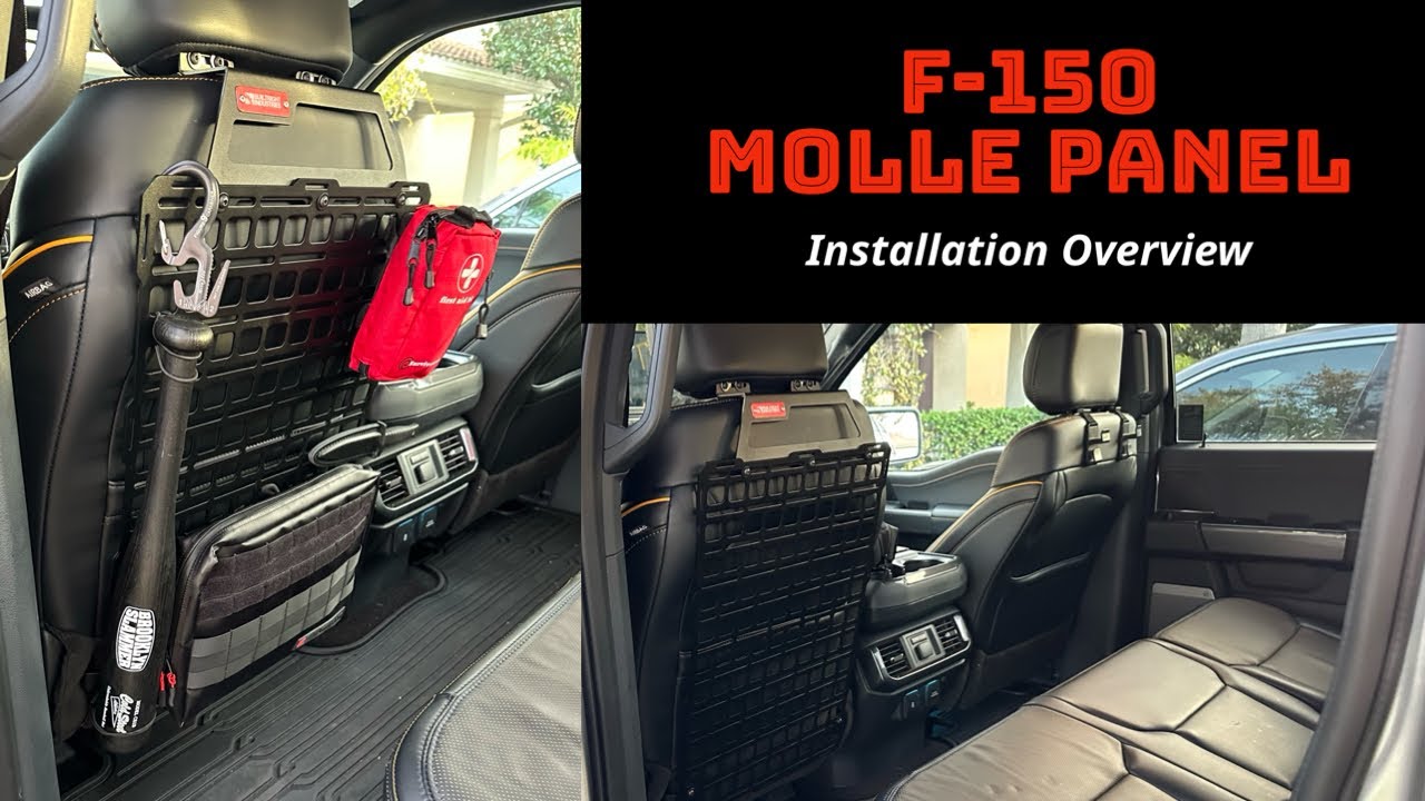 Installation of Seat Back MOLLE Panel from BuiltRight Industries on F ...