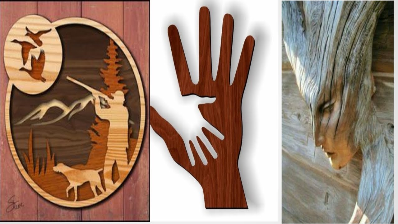 Creative Wooden Art//Home Decoration #mew_tube - YouTube