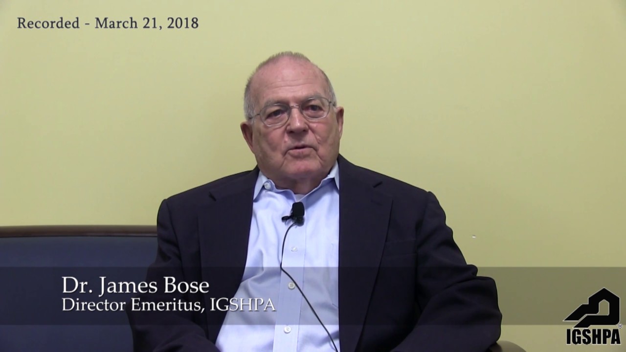 2018 Dr. Jim Bose Lifetime Achievement Award - YouTube