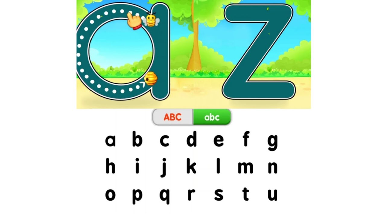 A TO Z Small Letter English Alphabet..... Learning Skill ALL ALPHABETS ...
