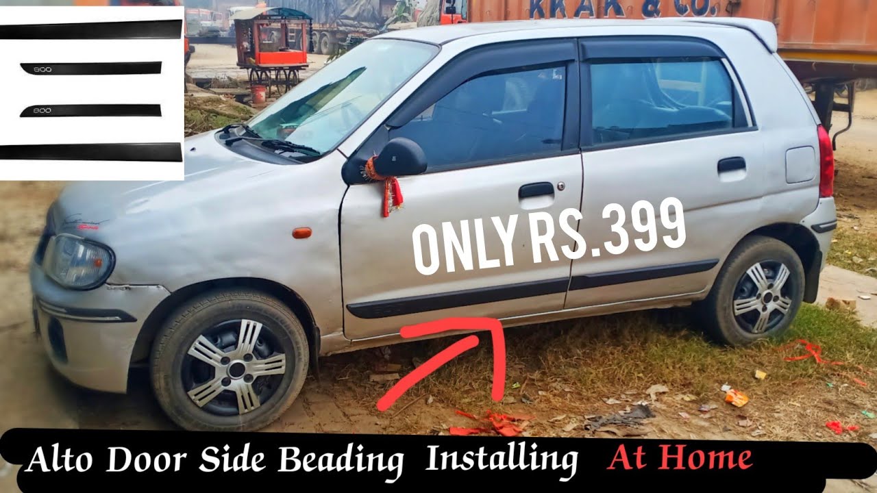 Car Side Beading Installation For Any Car || car door beading ...