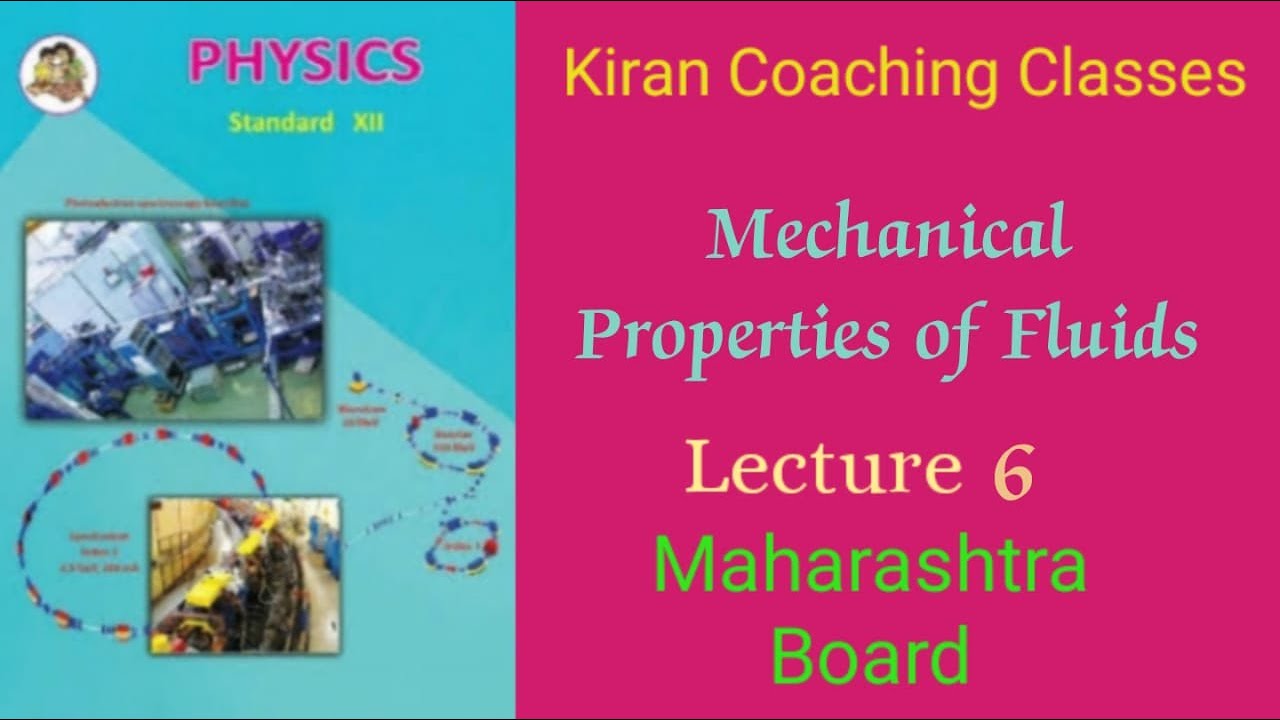 Mechanical Properties of Fluids ( Lecture 6) - YouTube