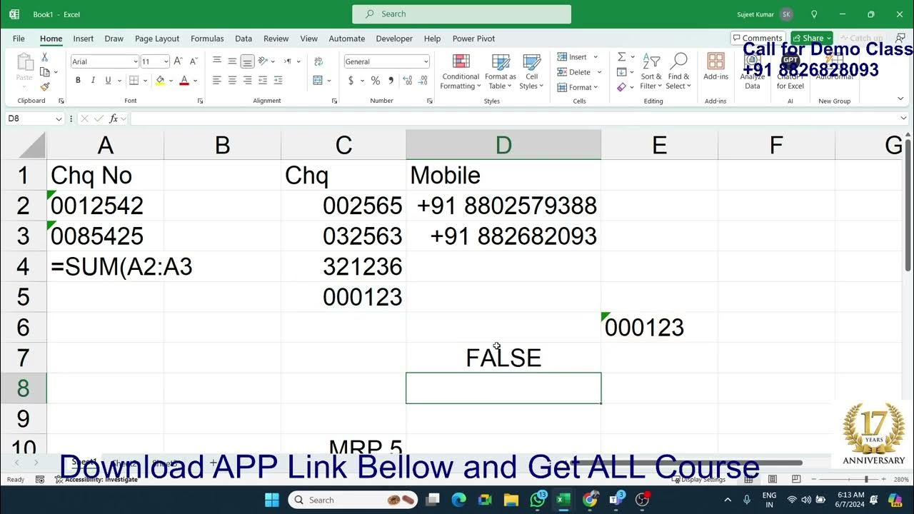 Excel Tutorial Basic to Advanced - YouTube
