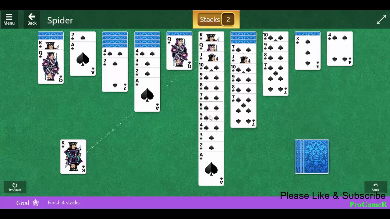 Microsoft Solitaire Collection | Card Games | Spider | Daily Challenge ...