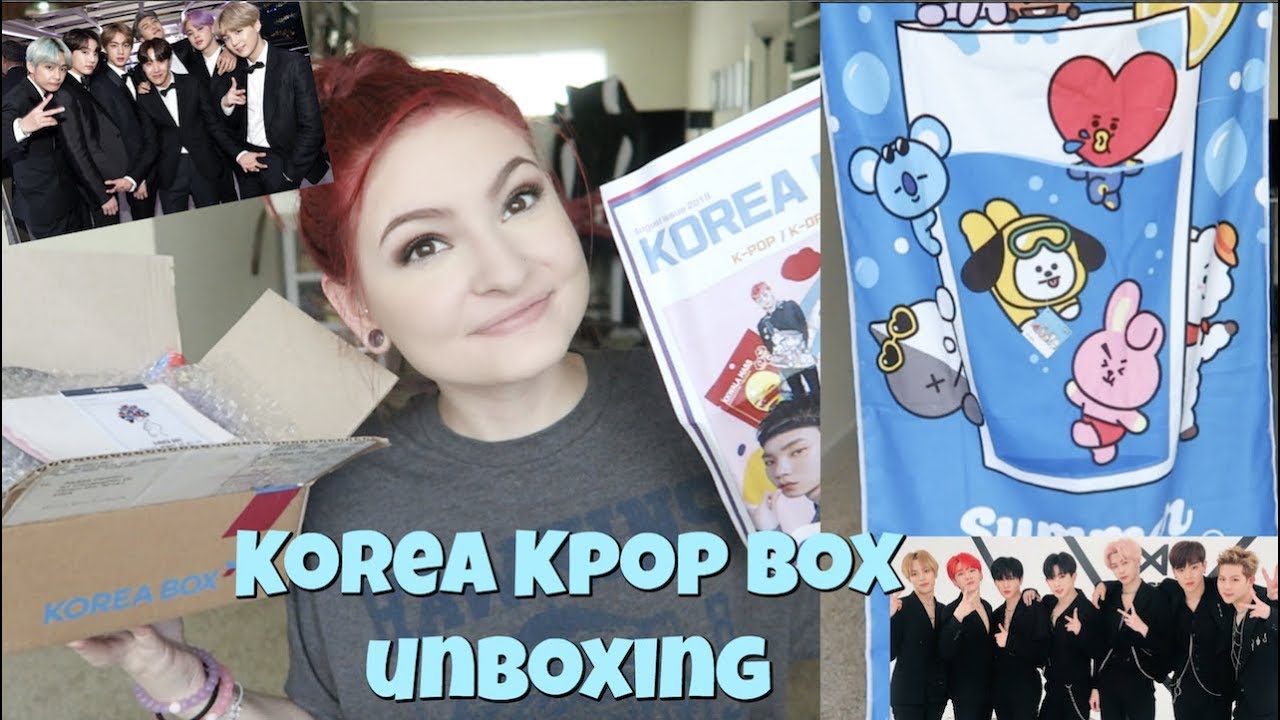 THE KOREA KPOP BOX 💜| UNBOXING | AUGUST 2019 | - YouTube