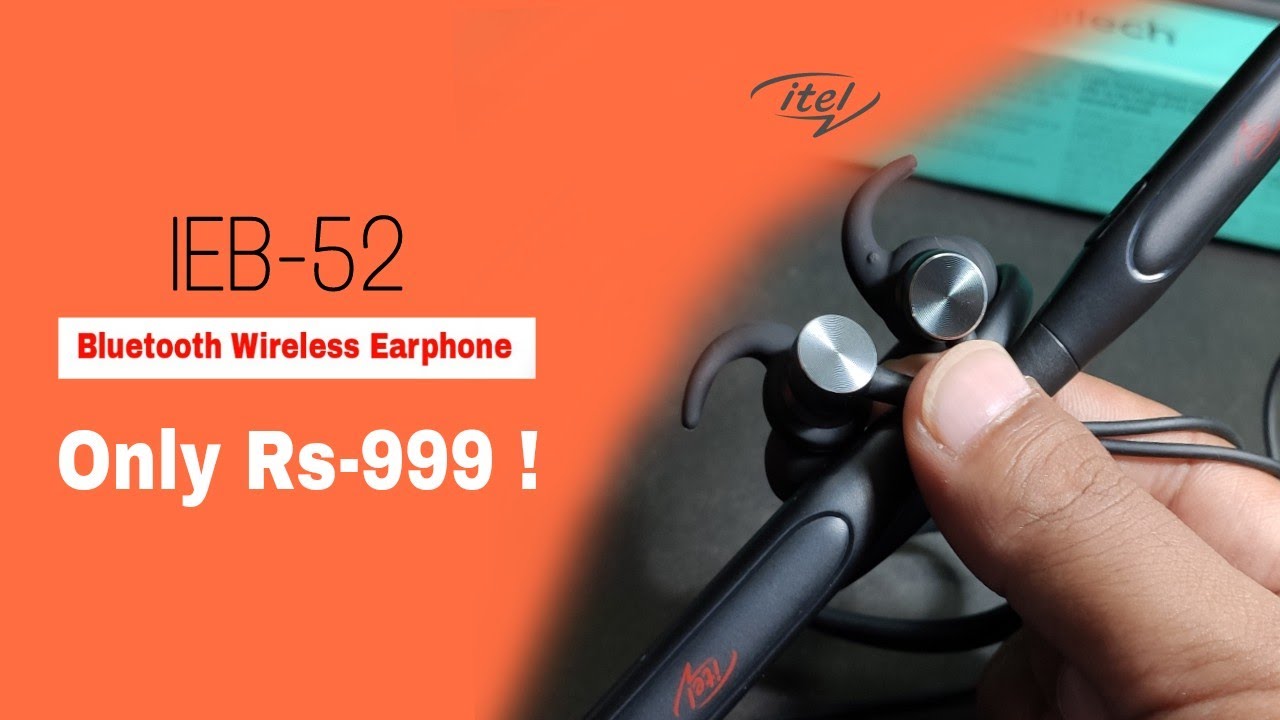 iTel IEB 52 bluetooth wireless earphone|unboxing|price|review full ...