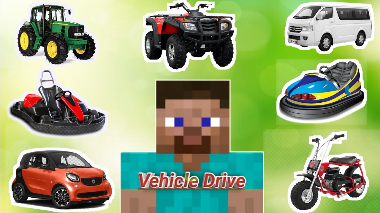 working Vehicles in Minecraft 🚗|| Top 9 Vehicle || best 9 vehicles ...