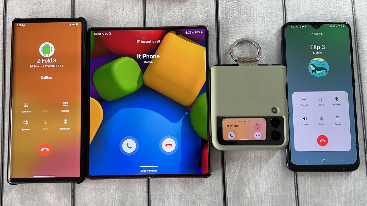 Beautiful Call Screensavers/ Samsung Z Fold 3 vs Z Flip vs Lg Wing vs A ...