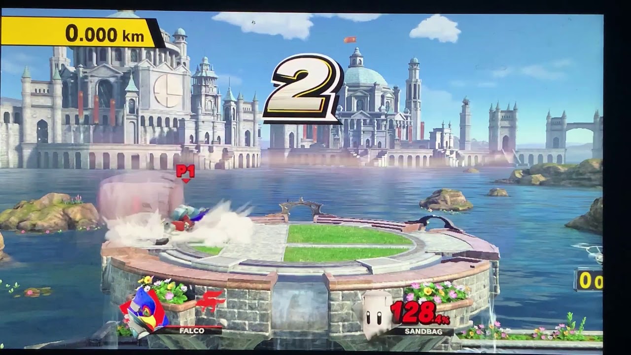 Super Smash Bros Ultimate Home run Contest Falco 366.597 - YouTube