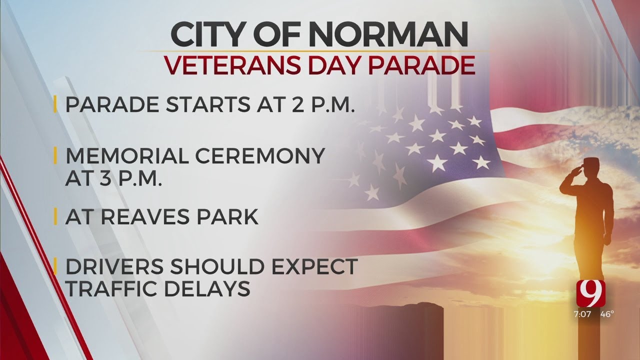 City Of Norman Hosting Veterans Day Parade - YouTube