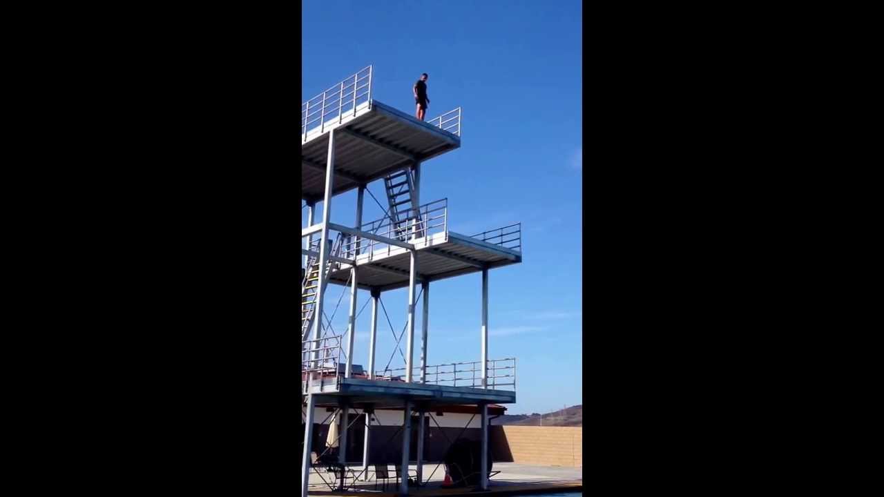 Area 62 Pool Jump - Camp Pendleton - YouTube