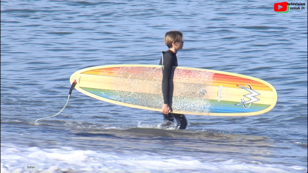 BASQUE COUNTRY | Surfing Lafiténia Beach / Surf Session | Euskadi 24 ...
