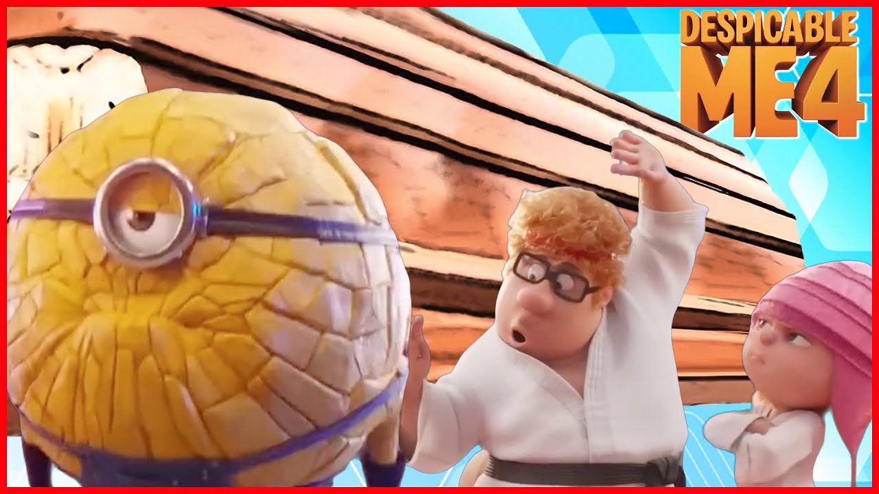 DESPICABLE ME 4 - EPIC KARATE FIGHT SCENES FULL (HD) - Coffin Dance ...