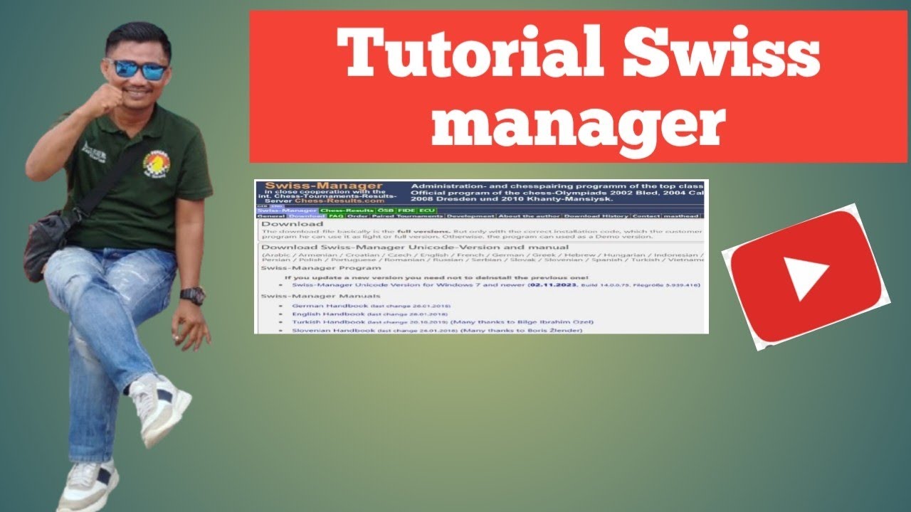 Tutorial swiss manager - YouTube
