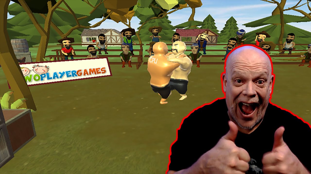 OIL WRESTLING WITH THE CREEPY OLD MAN! - Playing Fun, Goofy Browser ...