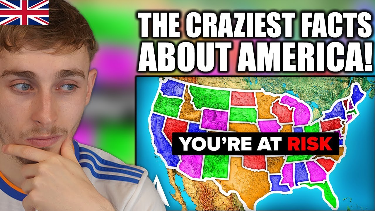 Brit Reacts to 50 CRAZIEST Facts About Every US State - YouTube