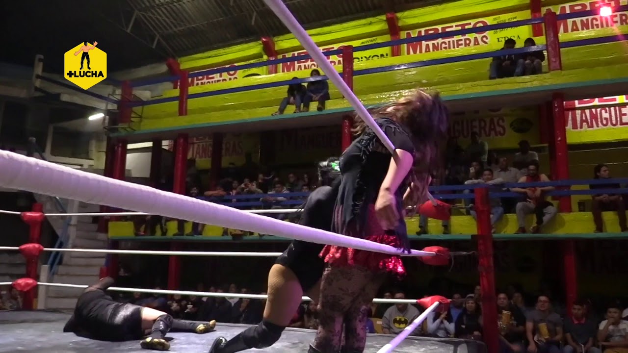 Hija de Gatúbela vs Sadika vs Lady Dee - Mexa Wrestling - Arena San ...