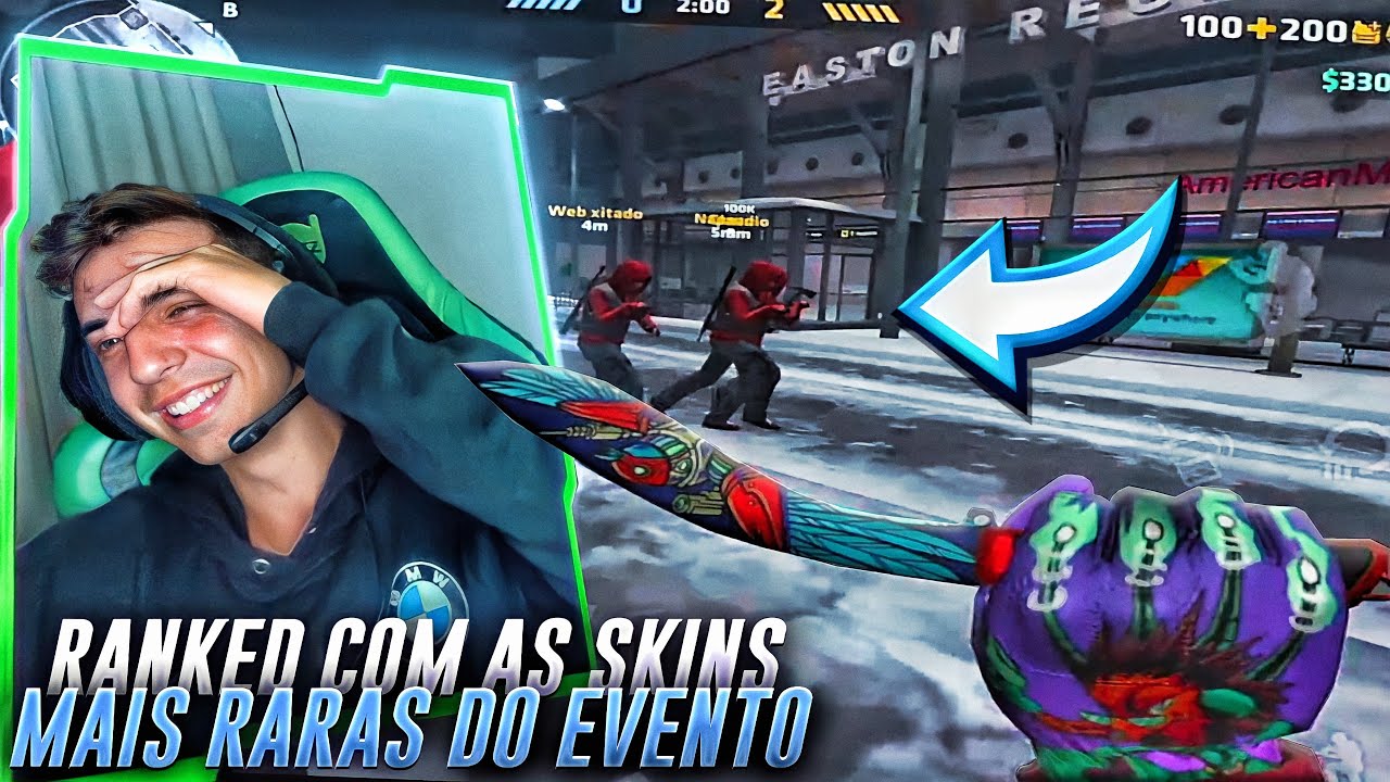 RANKED COM AS SKINS MAIS RARAS DO EVENTO ( Critical ops ) - YouTube