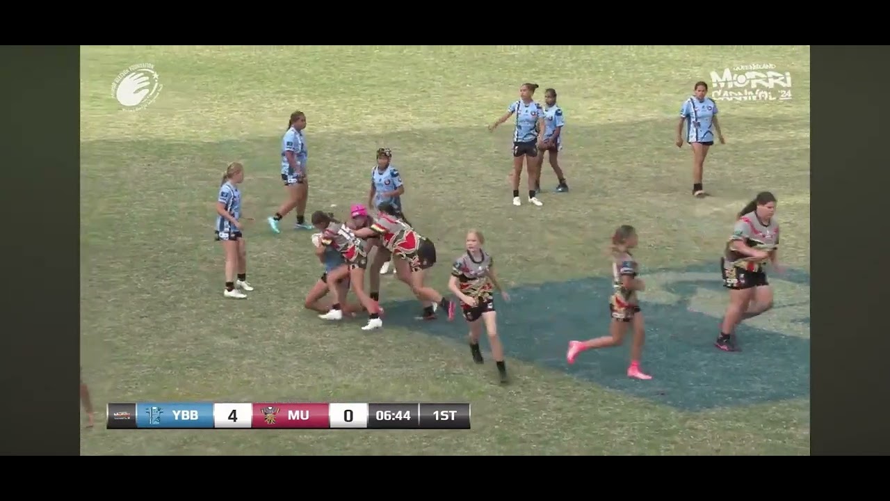 QMC 2024 Day 2. U14 Girls. Game 3. Murri United vs YBB Tiddas. - YouTube
