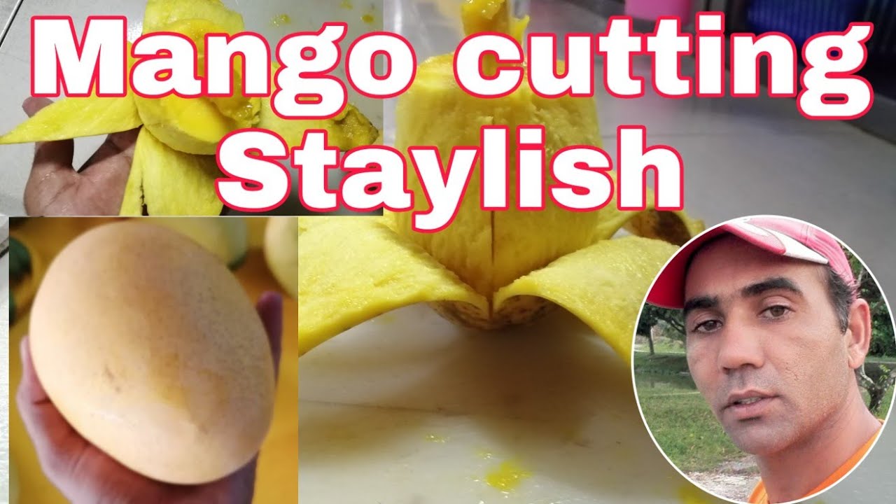 How to Cut mango Designs /mango cutting Skill Styles / mango cutting ...